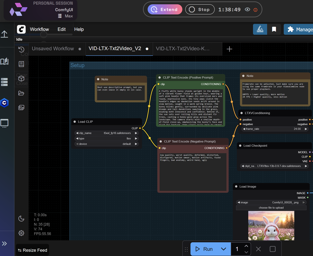 LTX Video Workflow for ComfyUI