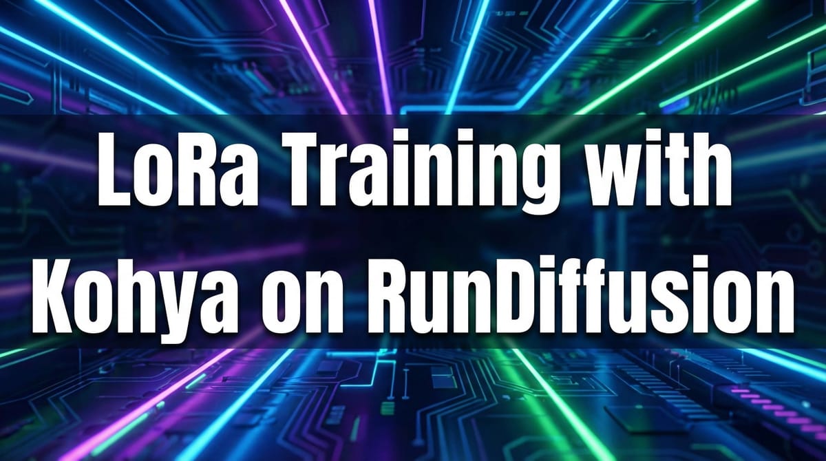LoRa Training with Kohya on RunDiffusion
