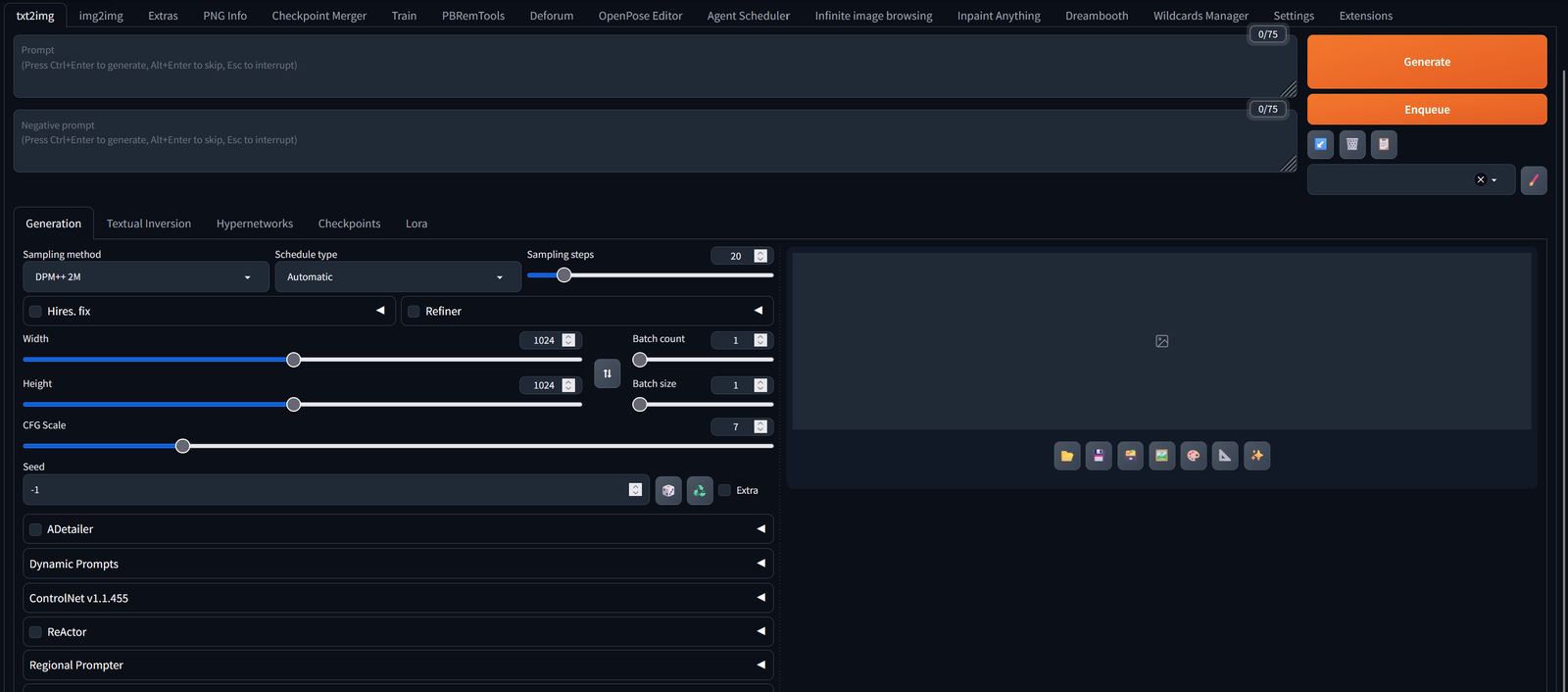 Face Swapping with ReActor