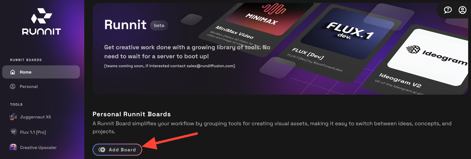 Creating Your First Runnit Board